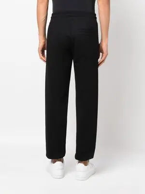 Gcds Tapered-leg Drawstring Trousers - Black