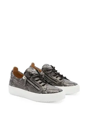 GIUSEPPE ZANOTTI Gail Snakeskin-effect Sneakers