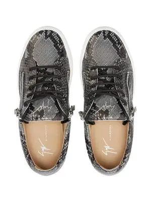 GIUSEPPE ZANOTTI Gail Snakeskin-effect Sneakers