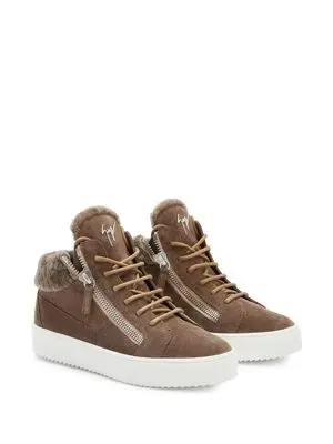 GIUSEPPE ZANOTTI Kriss Winter High-top Sneakers - Brown