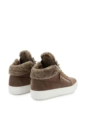 GIUSEPPE ZANOTTI Kriss Winter High-top Sneakers - Brown