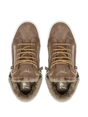 GIUSEPPE ZANOTTI Kriss Winter High-top Sneakers - Brown