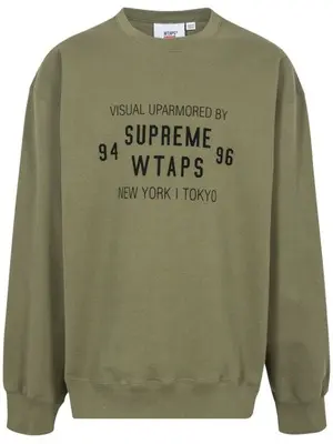 Supreme X Wtaps Crew-neck Sweatshirt