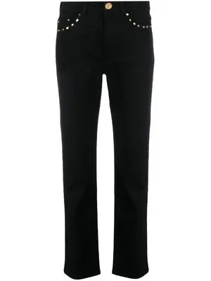 CHIARA FERRAGNI Studded Straight-leg Jeans