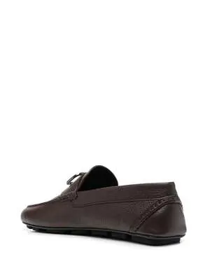 Valentino Garavani Vlogo Signature Leather Driving Loafers