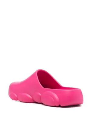 Moschino Embossed Mules - Pink