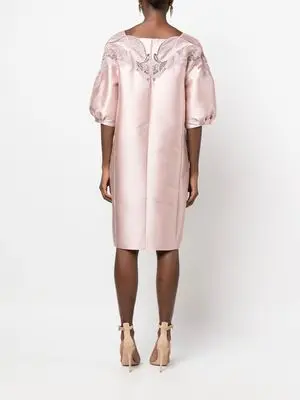Alberta Ferretti Lace Detail Dress