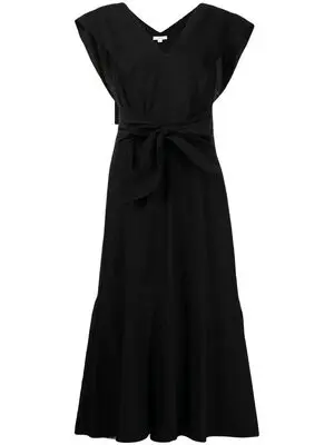 Vince V-neck Midi Dress