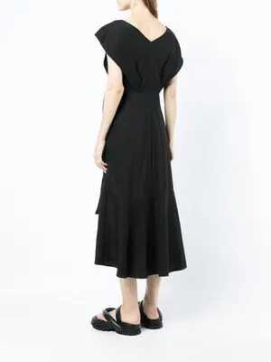 Vince V-neck Midi Dress