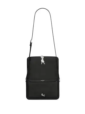 Saint Laurent Medium Solferino Leather Messenger Bag