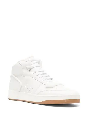 Saint Laurent Sl/80 High-top Sneakers - White