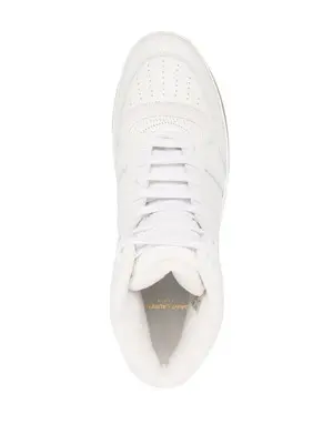 Saint Laurent Sl/80 High-top Sneakers - White