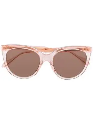 Gucci Pink Acetate Tinted Cat-eye Sunglasses