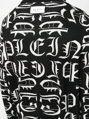 Philipp Plein Logo-embroidered Crew Neck Sweater