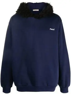 Marni Logo-embroidered Hoodie