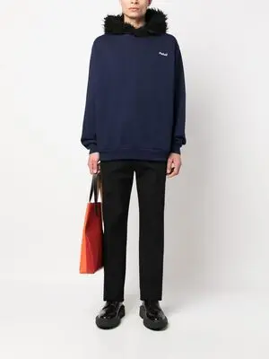 Marni Logo-embroidered Hoodie