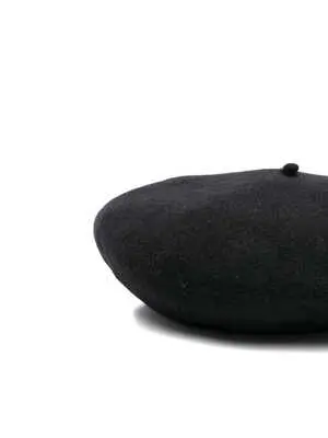 MAISON MARGIELA Heavy Wool Beret - Black