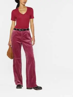 Dsquared2 Embroidered Velvet Trousers
