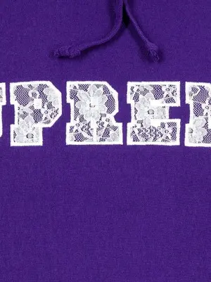 Supreme Lace Logo Hoodie