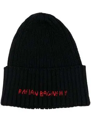 Ruslan Baginskiy Embroidered Logo Knitted Beanie