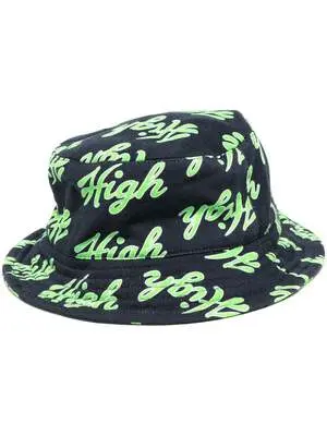 Natasha Zinko Printed Bucket Hat - Green