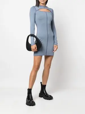 DIESEL® Cut-out Detail Mini Dress