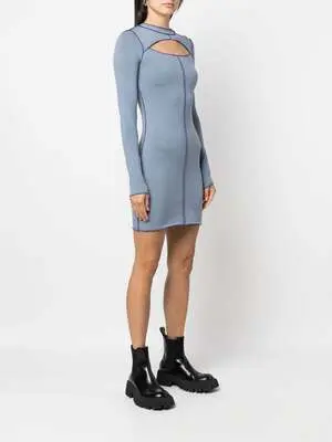 DIESEL® Cut-out Detail Mini Dress