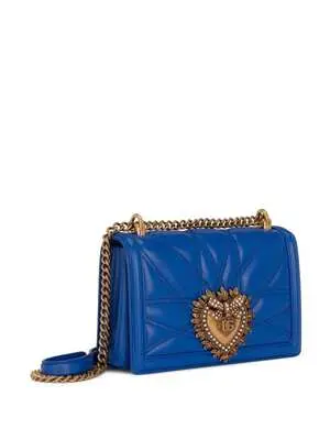 Dolce & Gabbana Medium Devotion Shoulder Bag - Blue