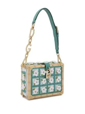 Dolce & Gabbana Dolce Box Raffia Top-handle Bag