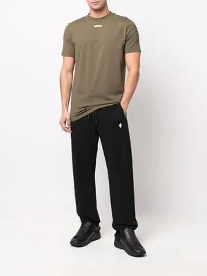 COUNTY OF MILAN Logo-embroidered Track Pants - Black