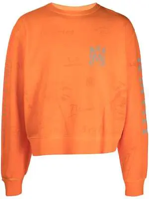 Amiri Logo Print Cotton Sweatshirt