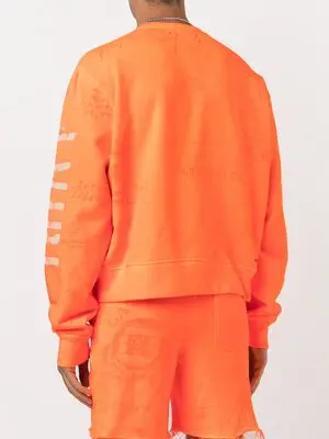 Amiri Logo Print Cotton Sweatshirt