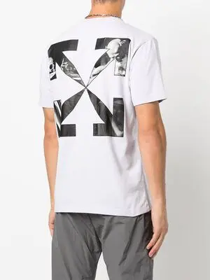 Off-White Arrows-print T-shirt - Purple