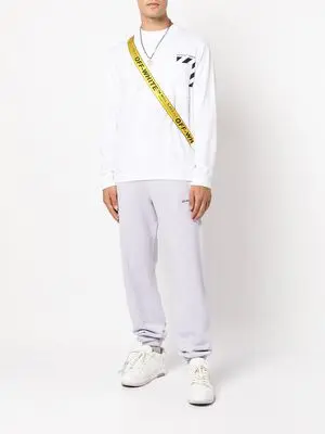 Off-White Diag Stripe-print Track Pants - Purple