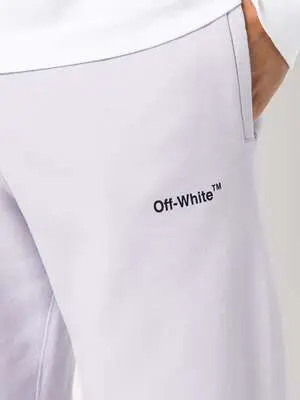 Off-White Diag Stripe-print Track Pants - Purple