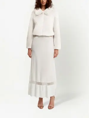 UNREAL FUR Tirage Cropped Jacket - White