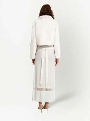 UNREAL FUR Tirage Cropped Jacket - White