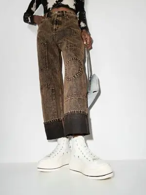 R13 High-top Platform Sneakers - Neutrals