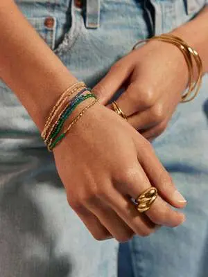 Monica Vinader Siren Muse Bangle - Gold