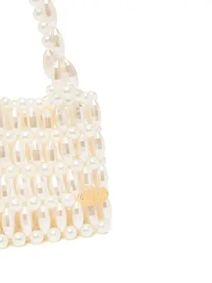 0711 TBILISI Pearl-embellished Tote Bag