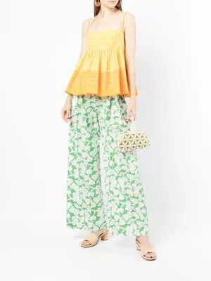0711 TBILISI Pearl Embellished Tote Bag - Yellow