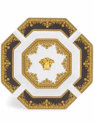 Versace I Love Baroque Porcelain Ashtray - White