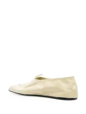 JIL SANDER Whipstitch-detail Ballerina Shoes