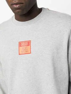 DIESEL® S-ginn-e2 Logo-appliqué Sweatshirt
