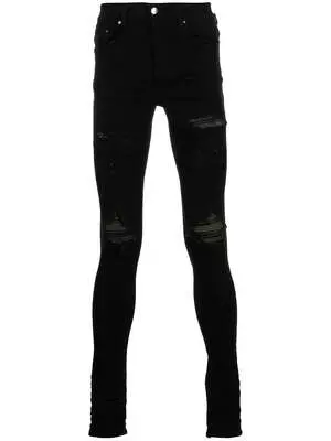 Amiri Ripped-detail Denim Jeans
