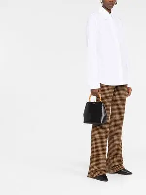 JIL SANDER Goji Frame Square Tote Bag