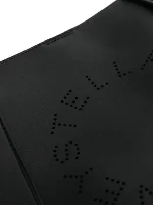 Stella McCartney Logo Shoulder Bag - Black