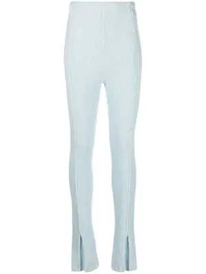 ROTATE BY BIRGER CHRISTENSEN Flared-cuff Knitted Trousers