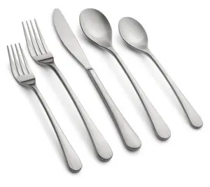 CAMBRIDGE SILVERSMITH S Xyla Satin 20pc Flatware Set - One-color