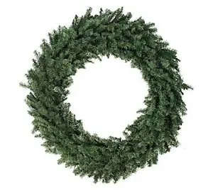 NORTHLIGHT 48' Canadian Pine Artificial Christm As Wreath - One-color